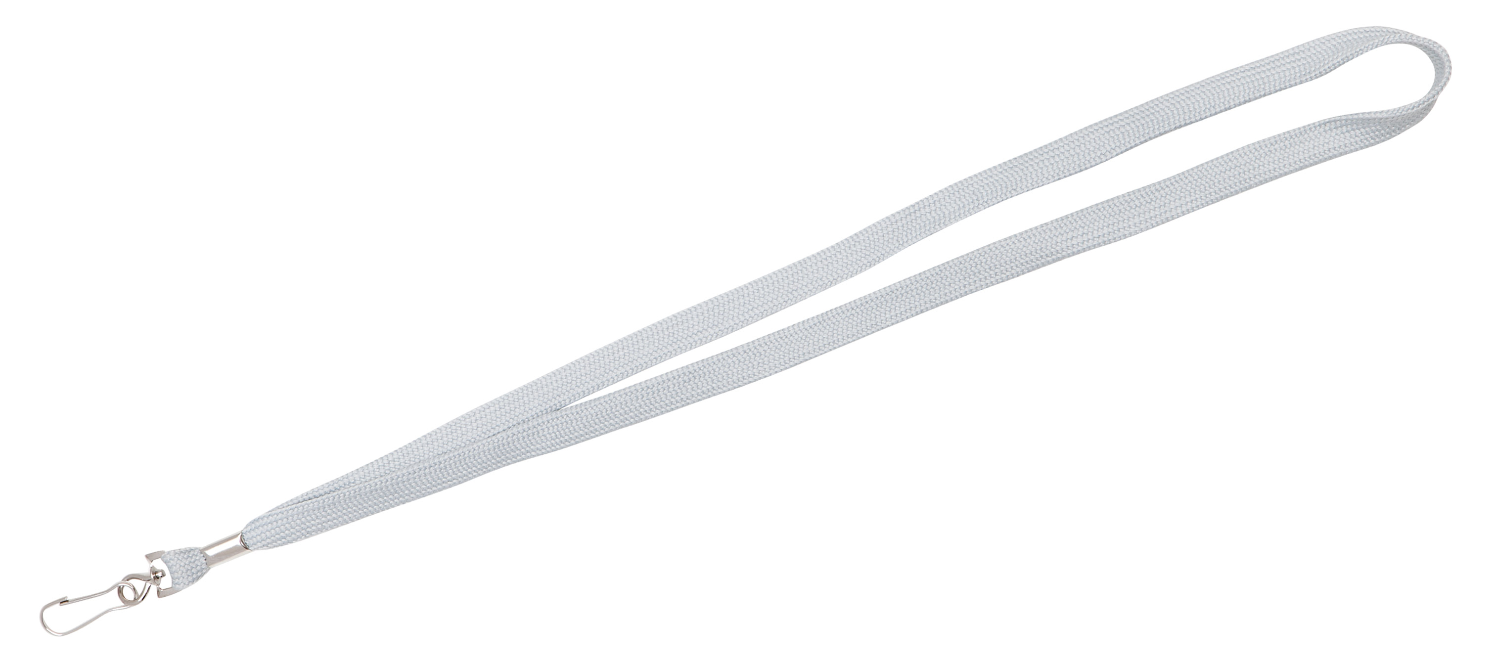 Grey Lanyards come plain for quick dispatch to your next conference event