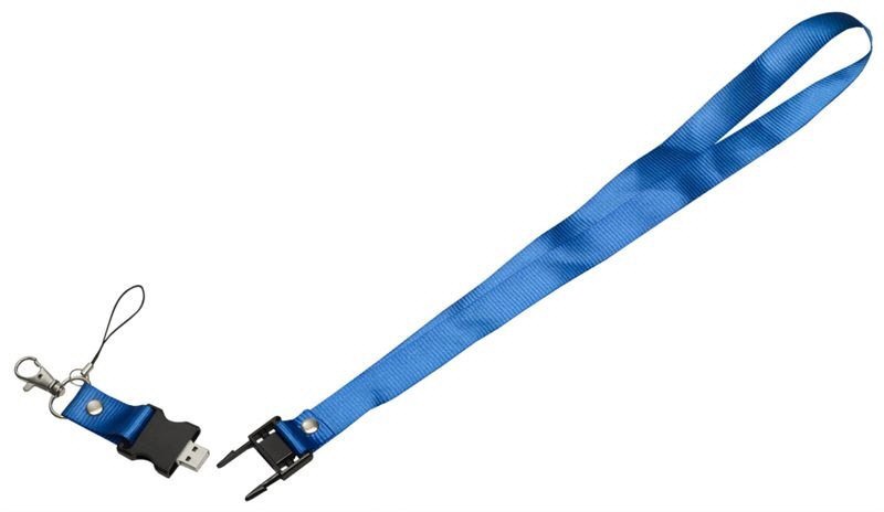 USB Lanyards come with 512MB with options to upgrade up to 8GB
